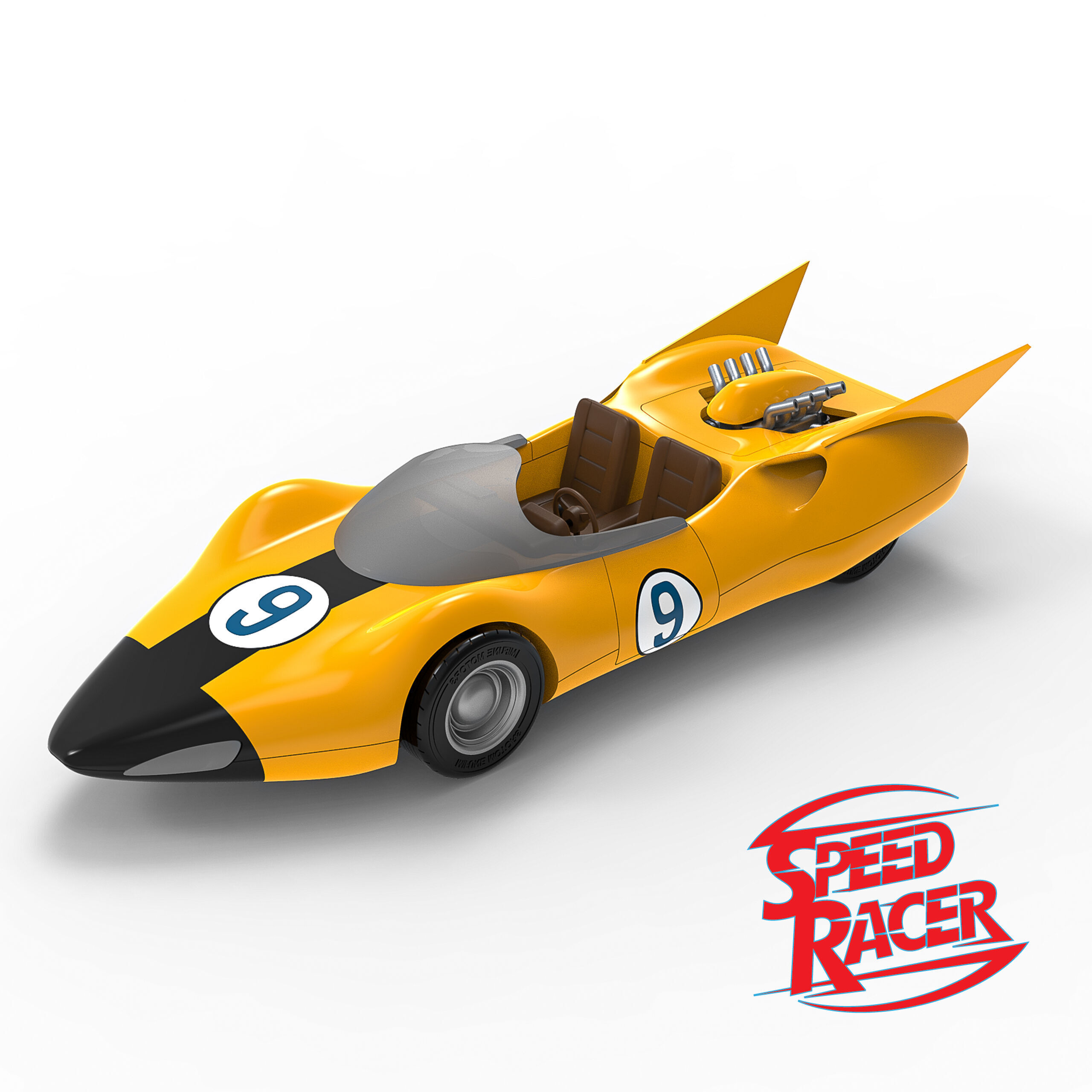 Speed Racer - Racer X Shooting Star car 3D Printing file 3D model 3D ...