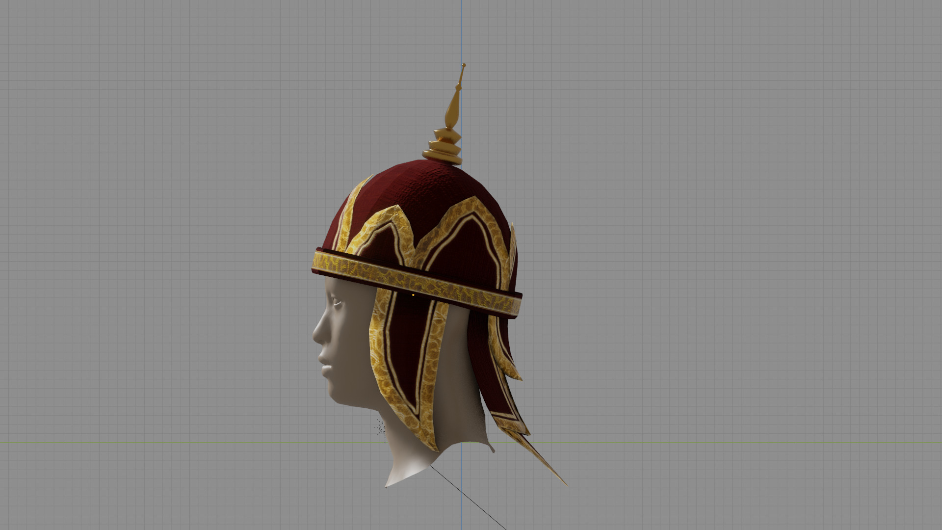 3D model Thai royal guard helmet VR / AR / low-poly | CGTrader