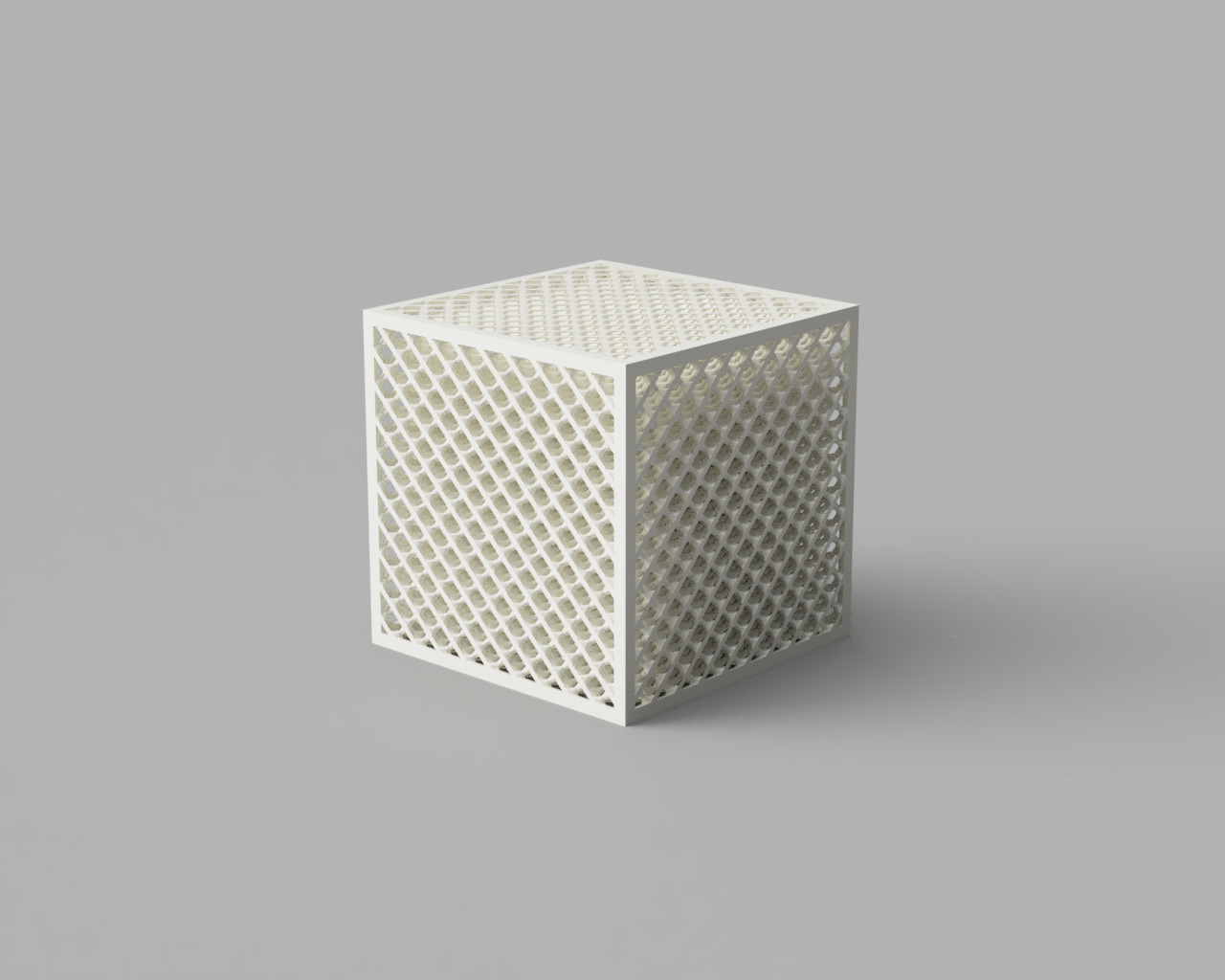 3D Volumetric Lattice Structures Cube 3D model 3D printable | CGTrader