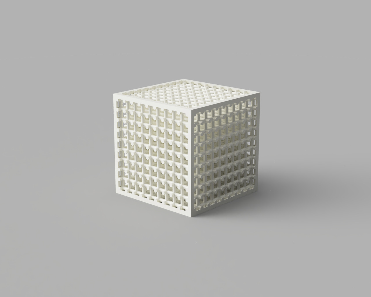 3D Volumetric Lattice Structures Cube 3D model 3D printable | CGTrader