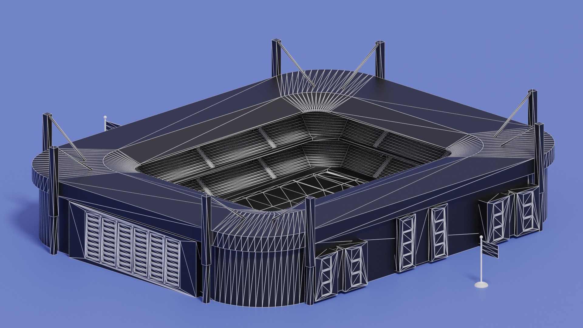 Signal Iduna Park Stadium Dortmund Germany 3D model | CGTrader