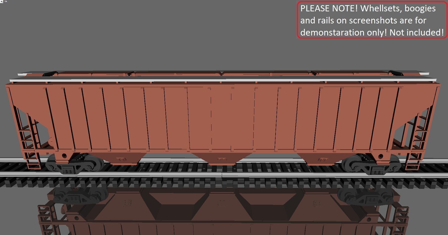 Trinity Rail 3-bay 57 ft Covered Hopper printable in H0 Scale 3D model ...
