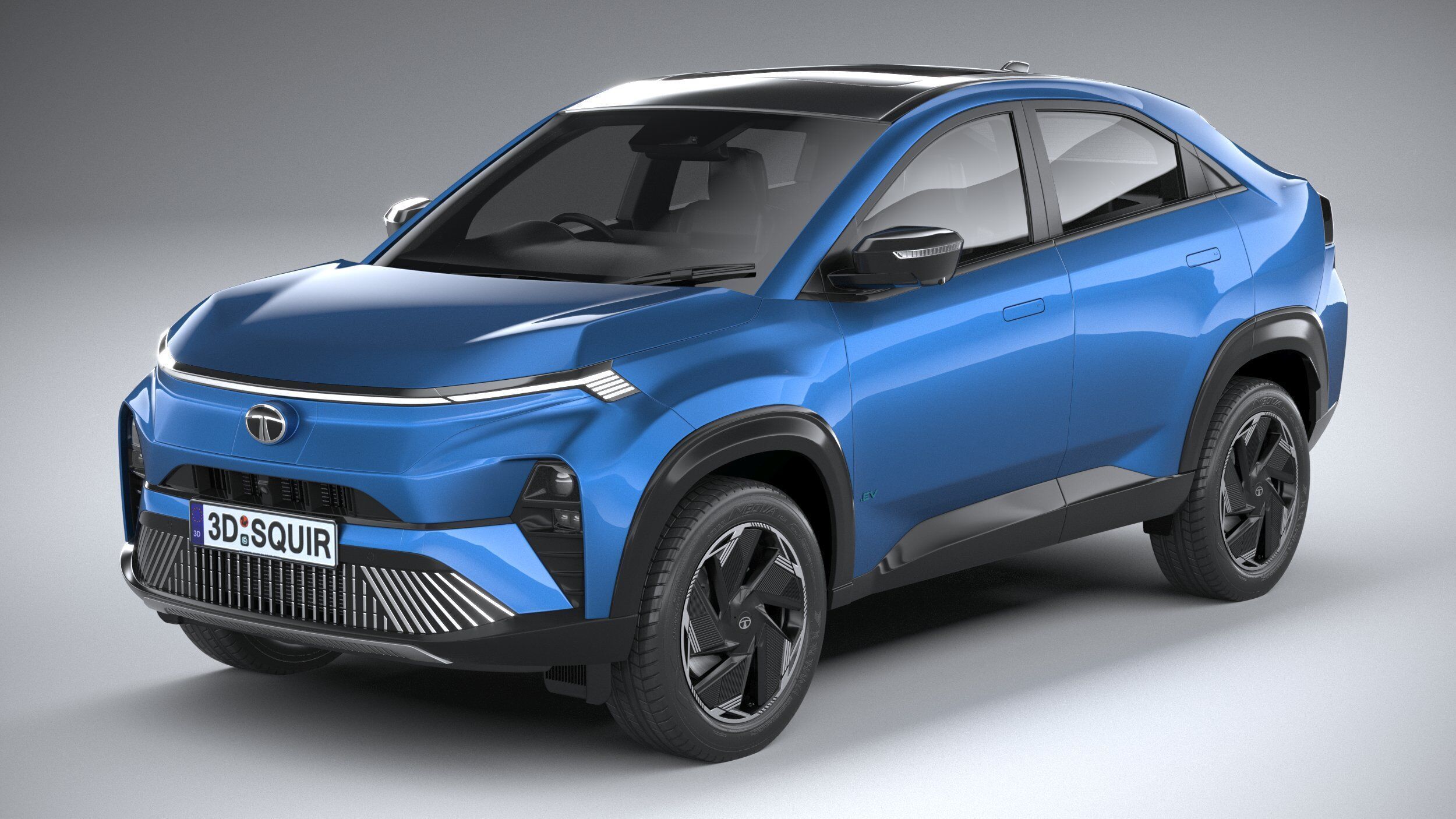 Tata Curvv EV 2025 3D model | CGTrader