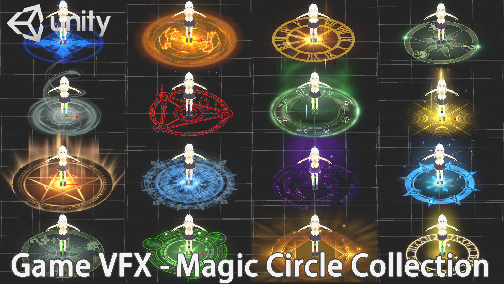 Unity Game VFX - Magic Circle Collection 3D model | CGTrader