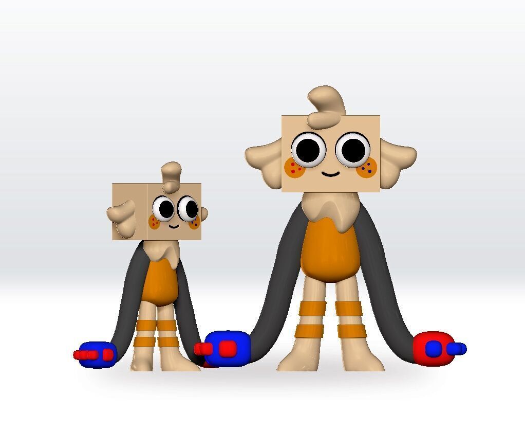 Dandys World Goob STL 3D Model Character Fanart 3D model 3D printable ...