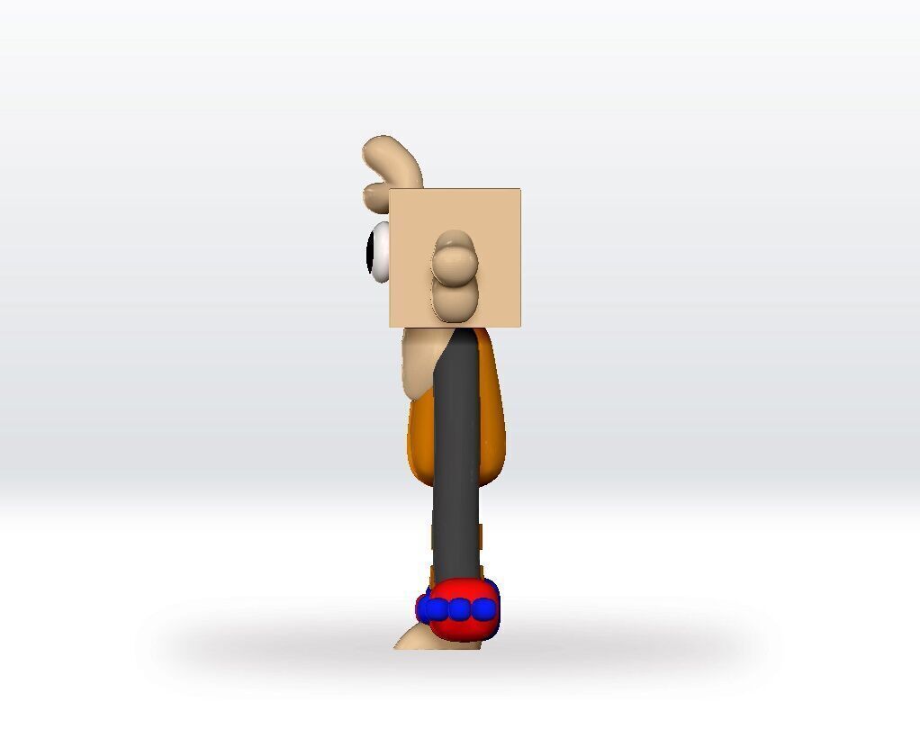 Dandys World Goob STL 3D Model Character Fanart 3D model 3D printable ...