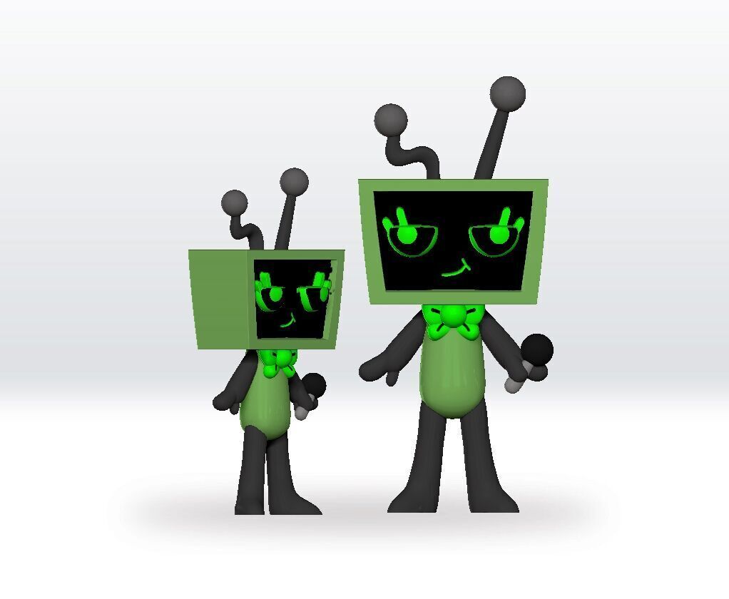 Dandys World Vee STL file 3D Model Character Fanart 3D model 3D ...