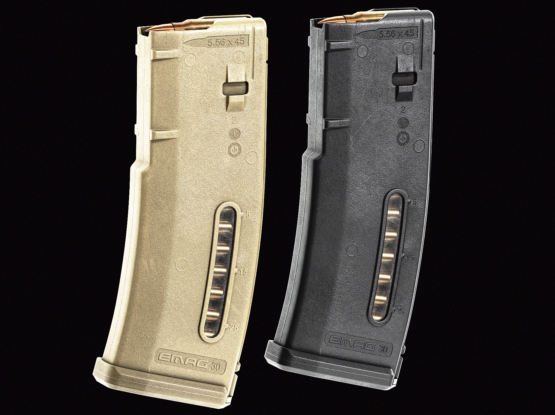 3D model Magpul Emag 30 Magazine VR / AR / low-poly | CGTrader