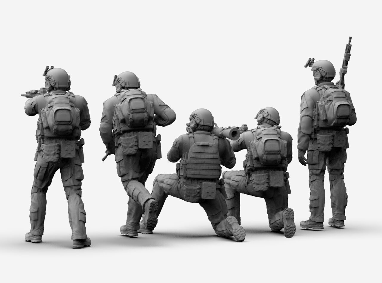 US RANGER SOLDIERS 3D model 3D printable | CGTrader