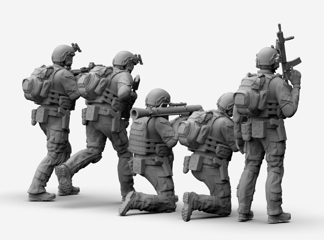 US RANGER SOLDIERS 3D model 3D printable | CGTrader