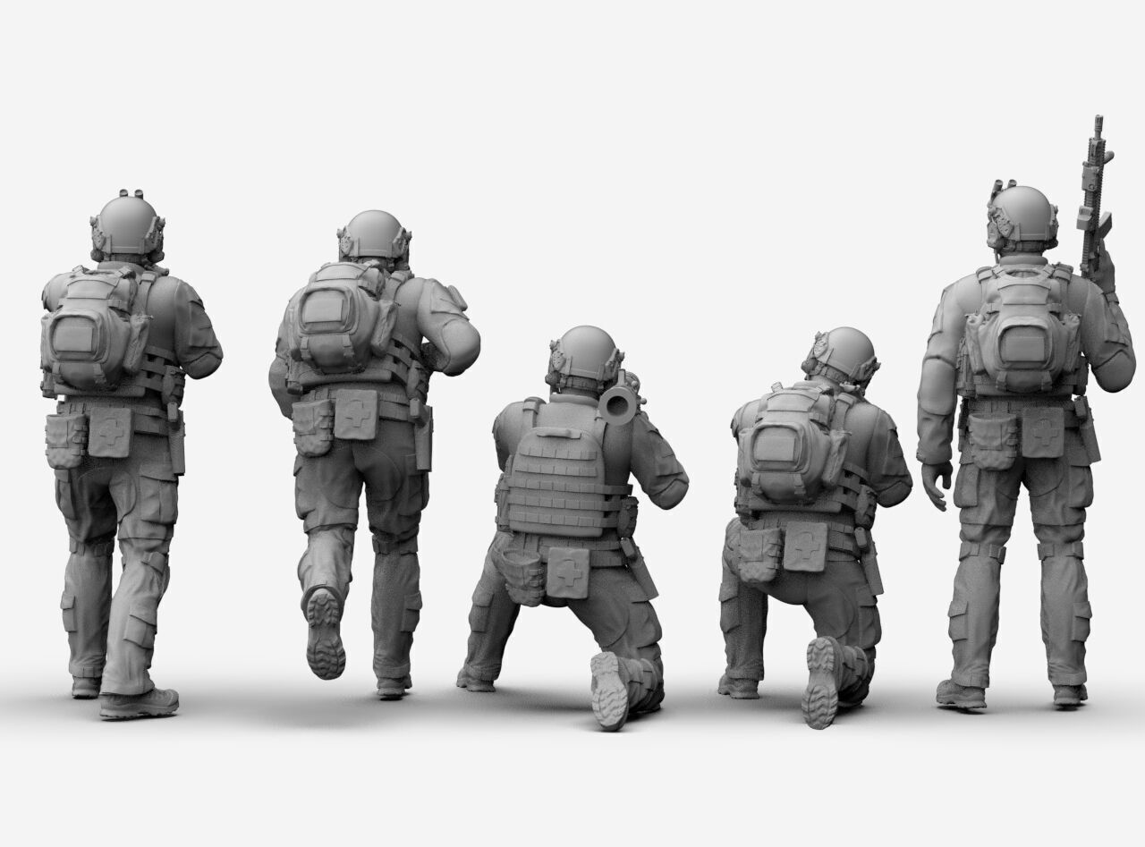 US RANGER SOLDIERS 3D model 3D printable | CGTrader