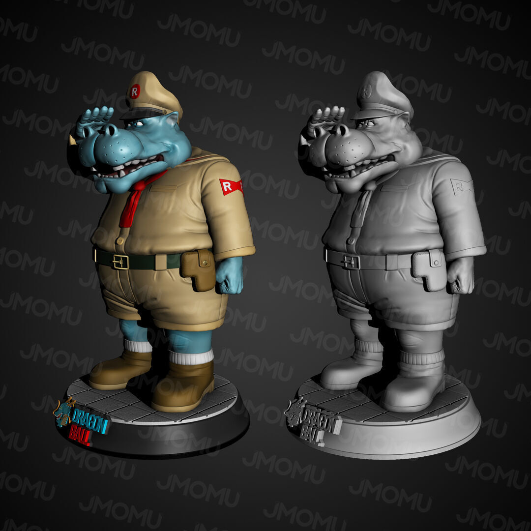 Hippo Soldier 3D model 3D printable | CGTrader