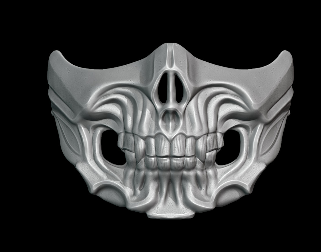 Skull Mask for 3d Print 3D model 3D printable | CGTrader