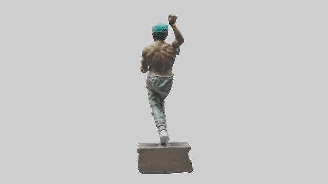 Breakdancing Bboy statue model 3D model | CGTrader