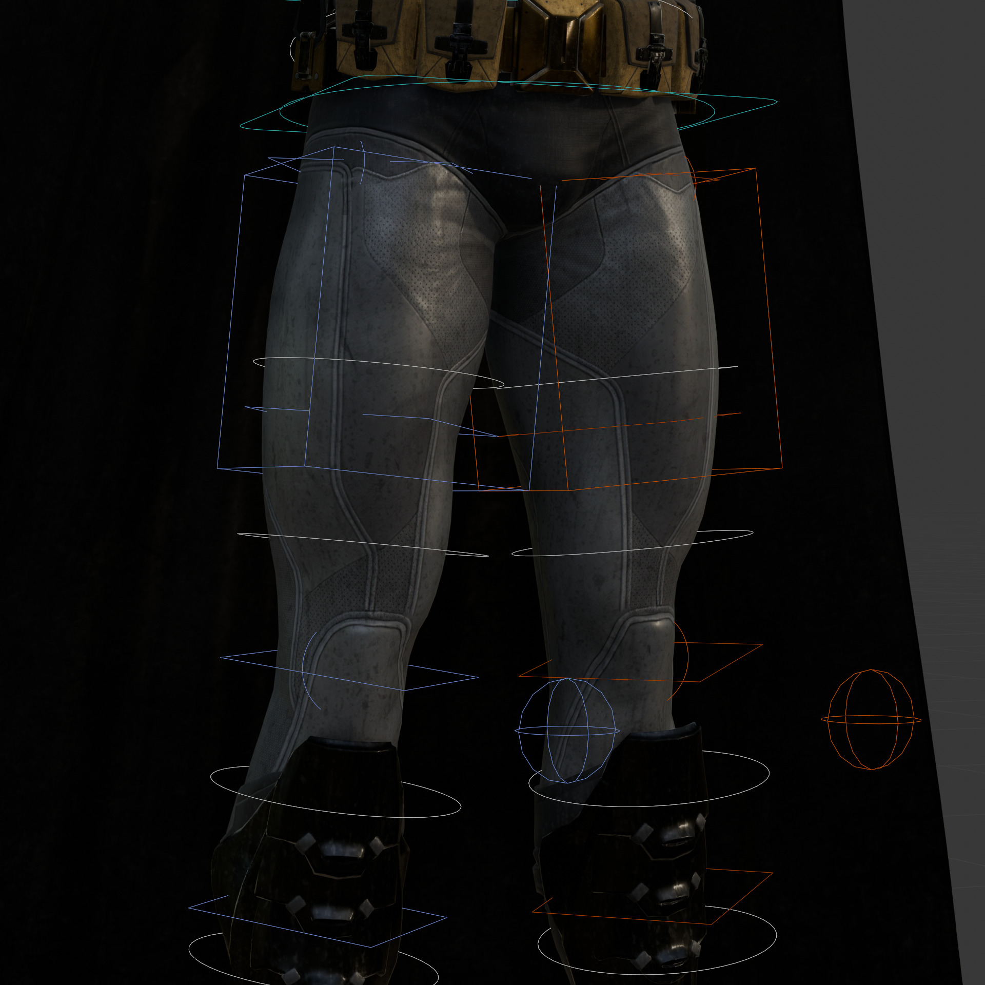 3D model Batman 3D Model Arkham Knight Fully Rigged Cape Blender FBX ...