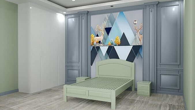 bedroom free 3D model | CGTrader