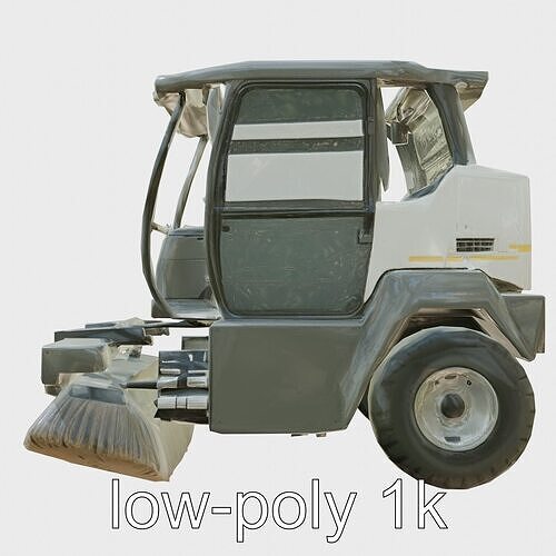 3D model Compact Street Cleaning Machine 3D Model VR / AR / low-poly ...