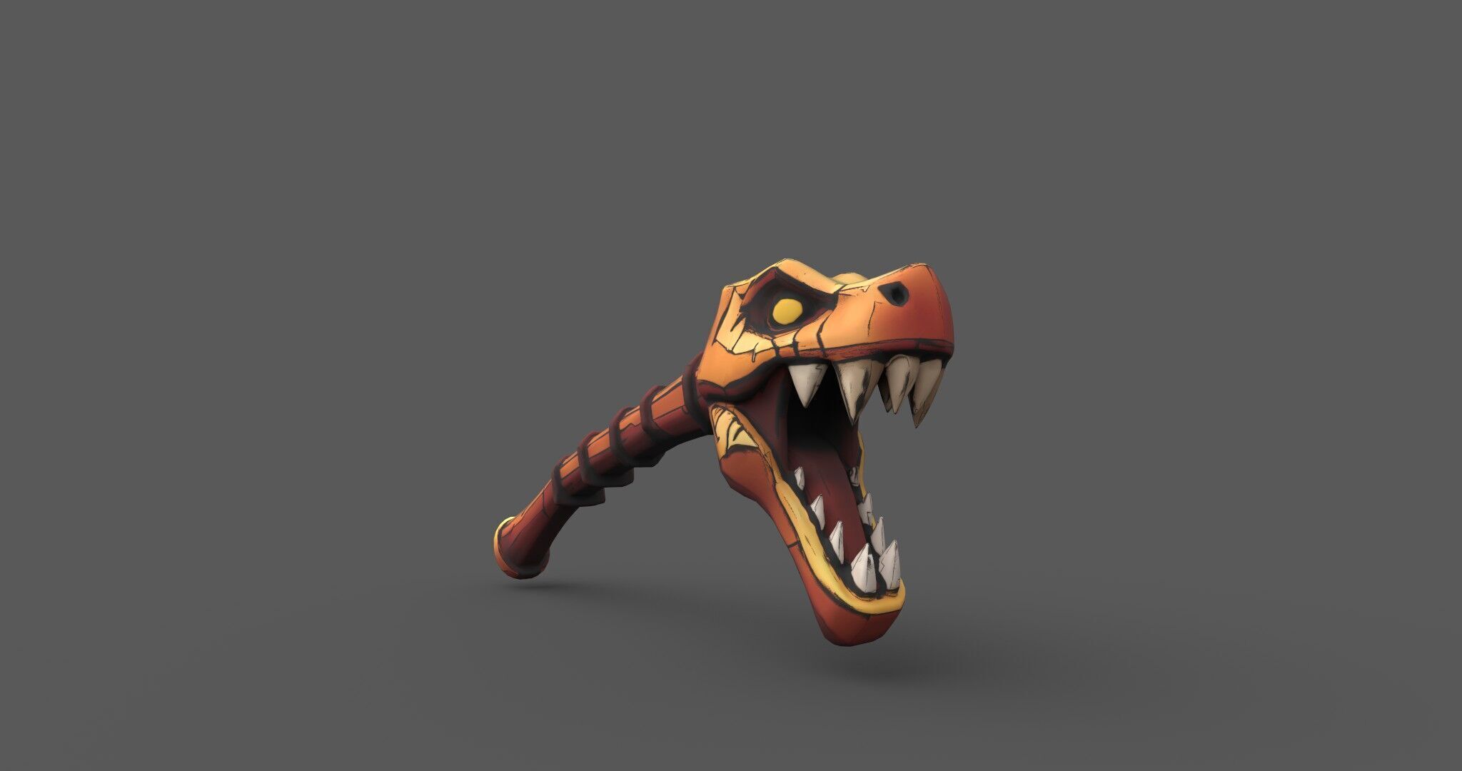3D model Dino Skull Warhammer - Stylized 3D Weapon VR / AR / low-poly ...