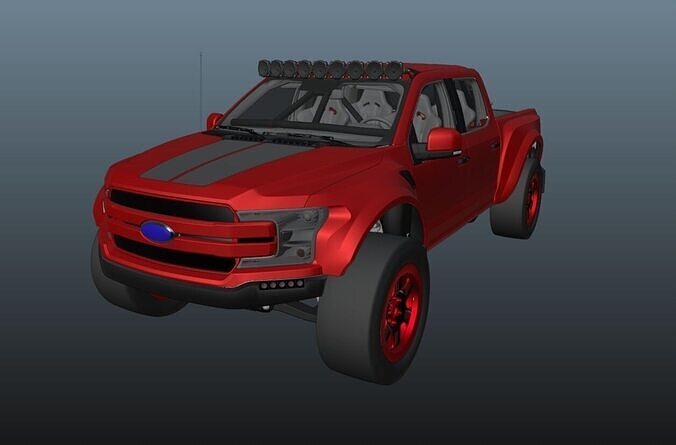 Ford F-150 Prerunner 2018 3D model | CGTrader