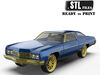 Chevy Impala 2 door two vers of Donk and Lowride wheels 3D model 3D ...