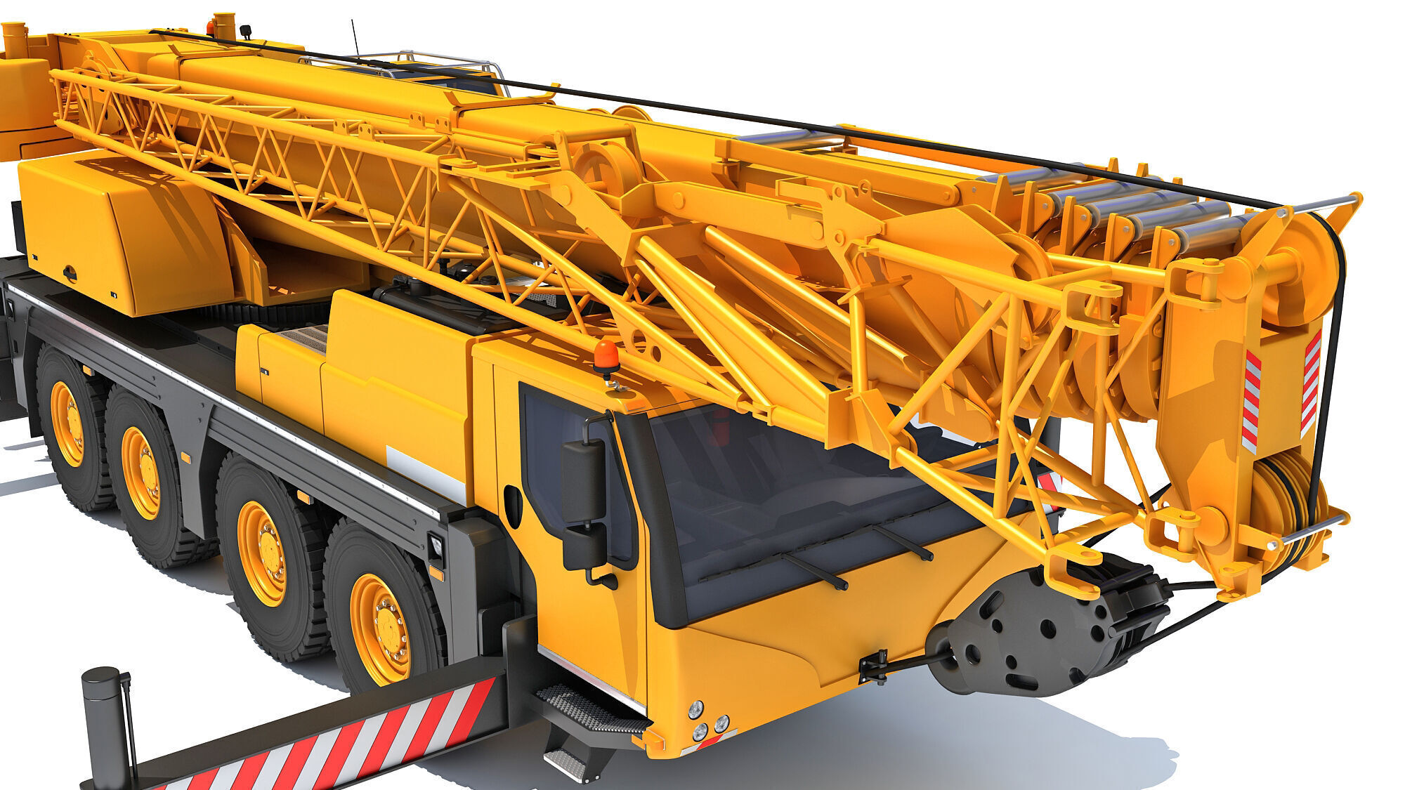 Mobile Crane Construction Vehicle 3D model | CGTrader