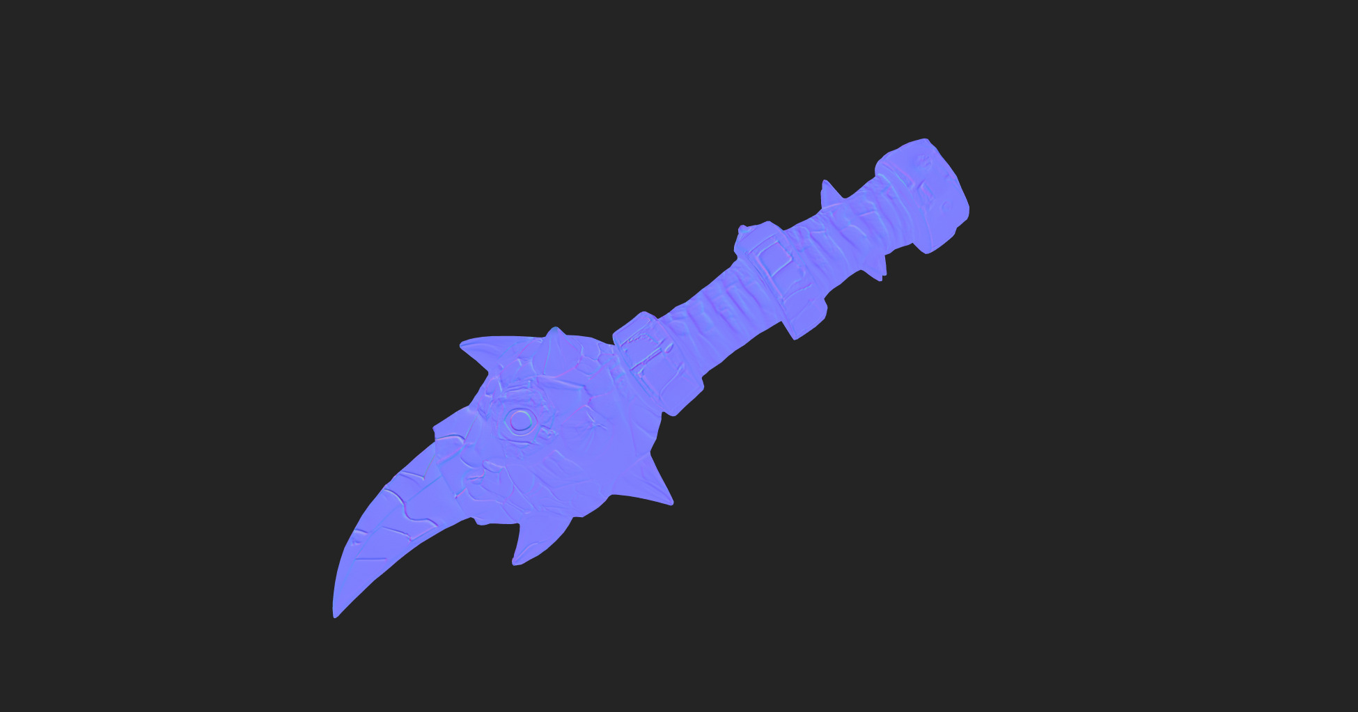 3D model Prehistoric Avian Claw Weapon - Stylized Game Asset VR / AR ...