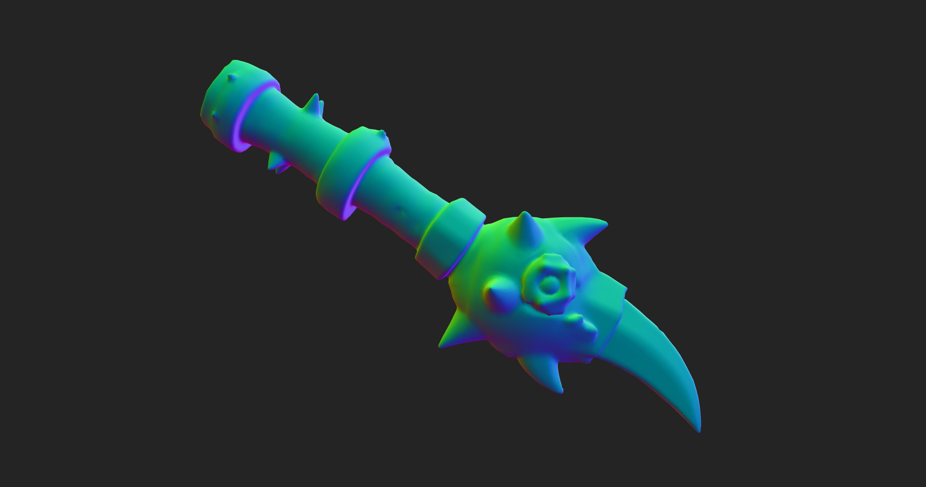 3D model Prehistoric Avian Claw Weapon - Stylized Game Asset VR / AR ...