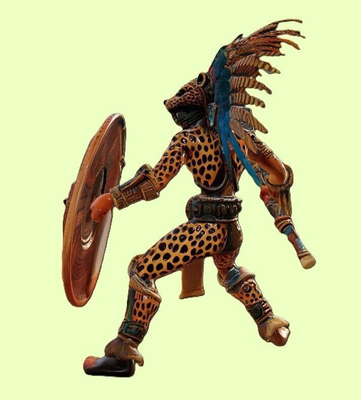 Aztec Jaguar Warrior 3D model 3D printable | CGTrader