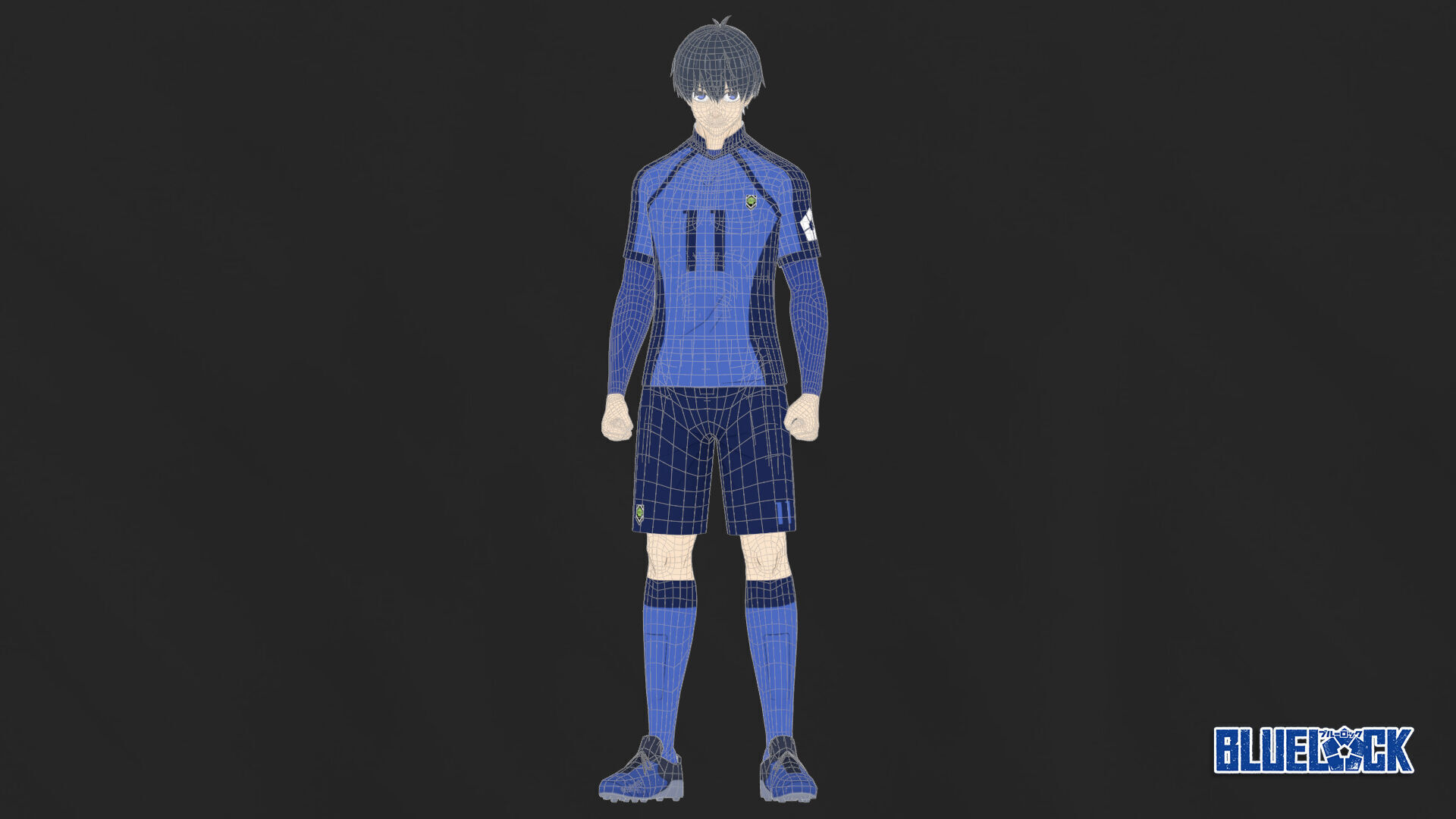 3D model Isagi Yoichi - Blue Lock VR / AR / low-poly | CGTrader