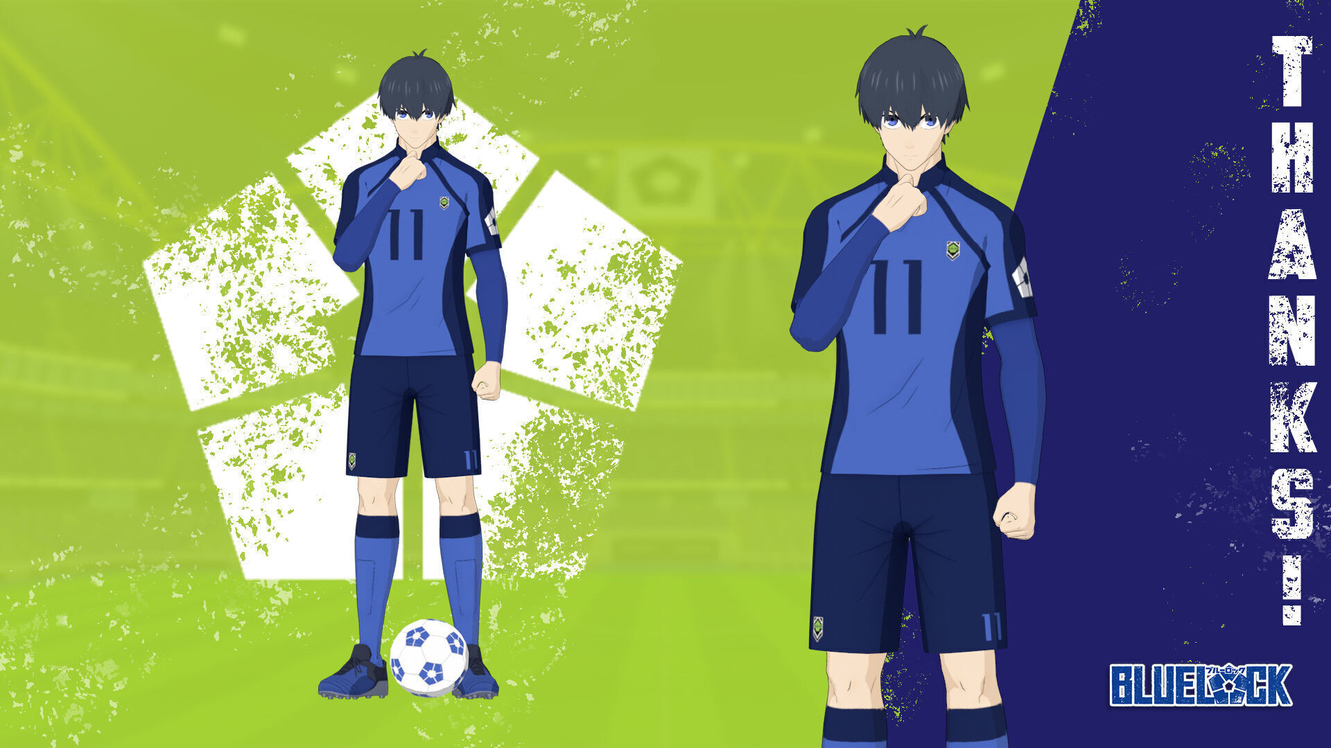 3D model Isagi Yoichi - Blue Lock VR / AR / low-poly | CGTrader