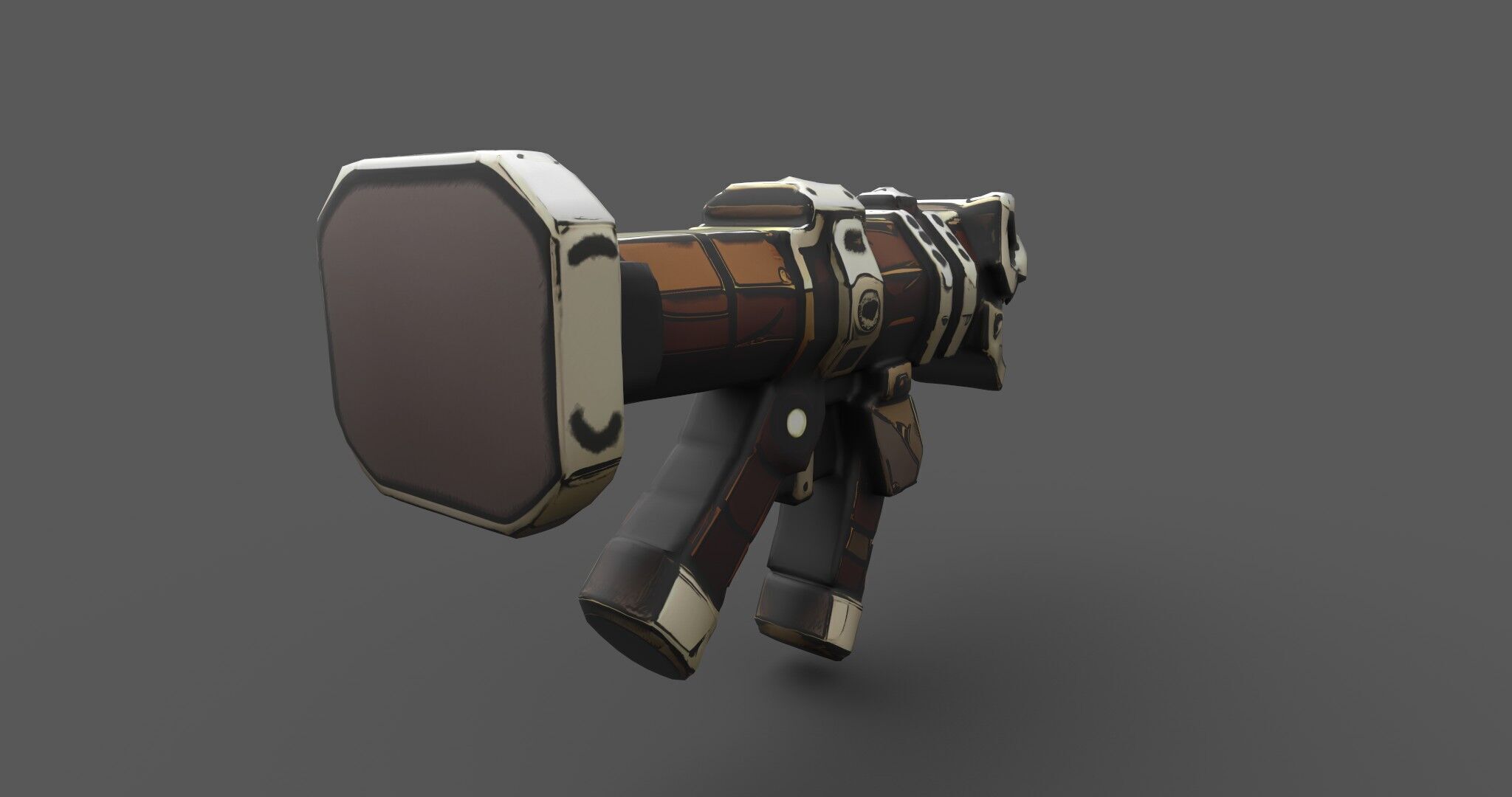 3D model Prehistoric Howler Launcher- Stylized 3D Model VR / AR / low ...