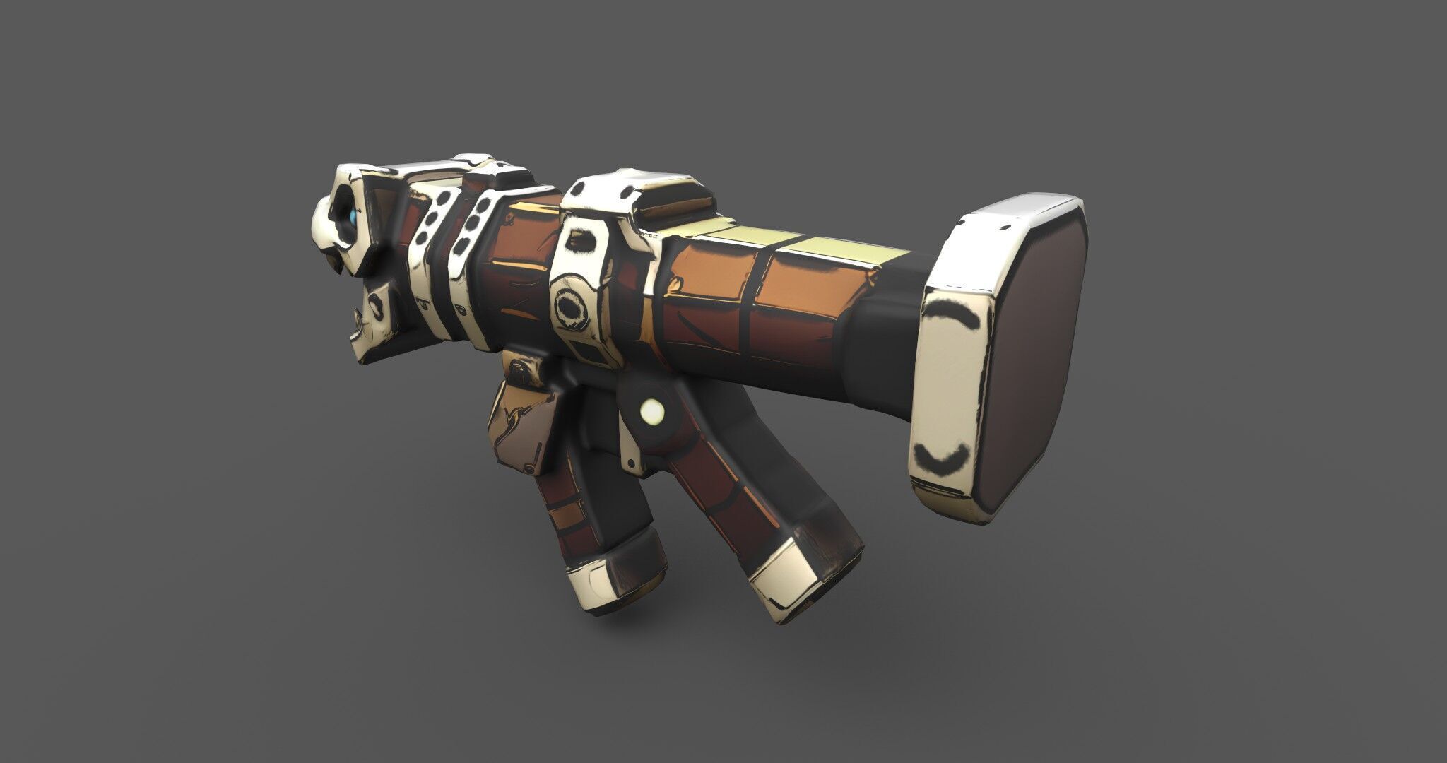 3D model Prehistoric Howler Launcher- Stylized 3D Model VR / AR / low ...