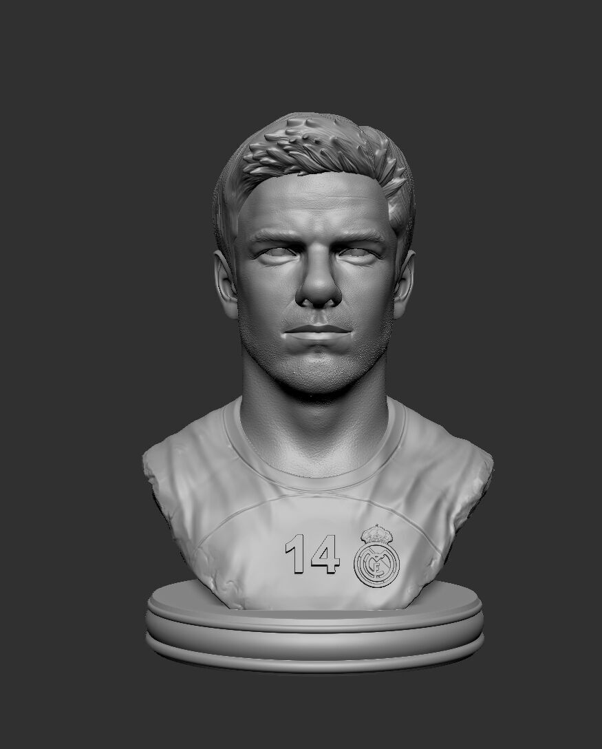 Xabi Alonso 3D model 3D printable | CGTrader