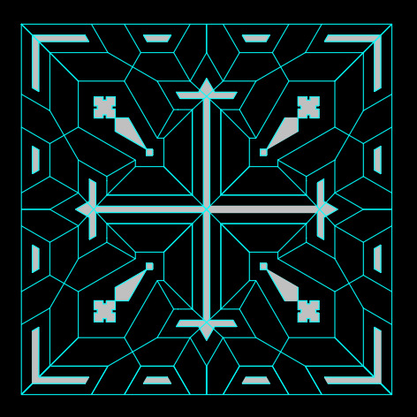 cross CAD blocks 3D model | CGTrader