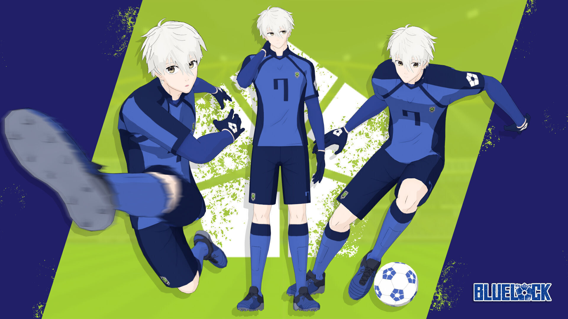 3D model Nagi Seishiro - Blue Lock VR / AR / low-poly | CGTrader