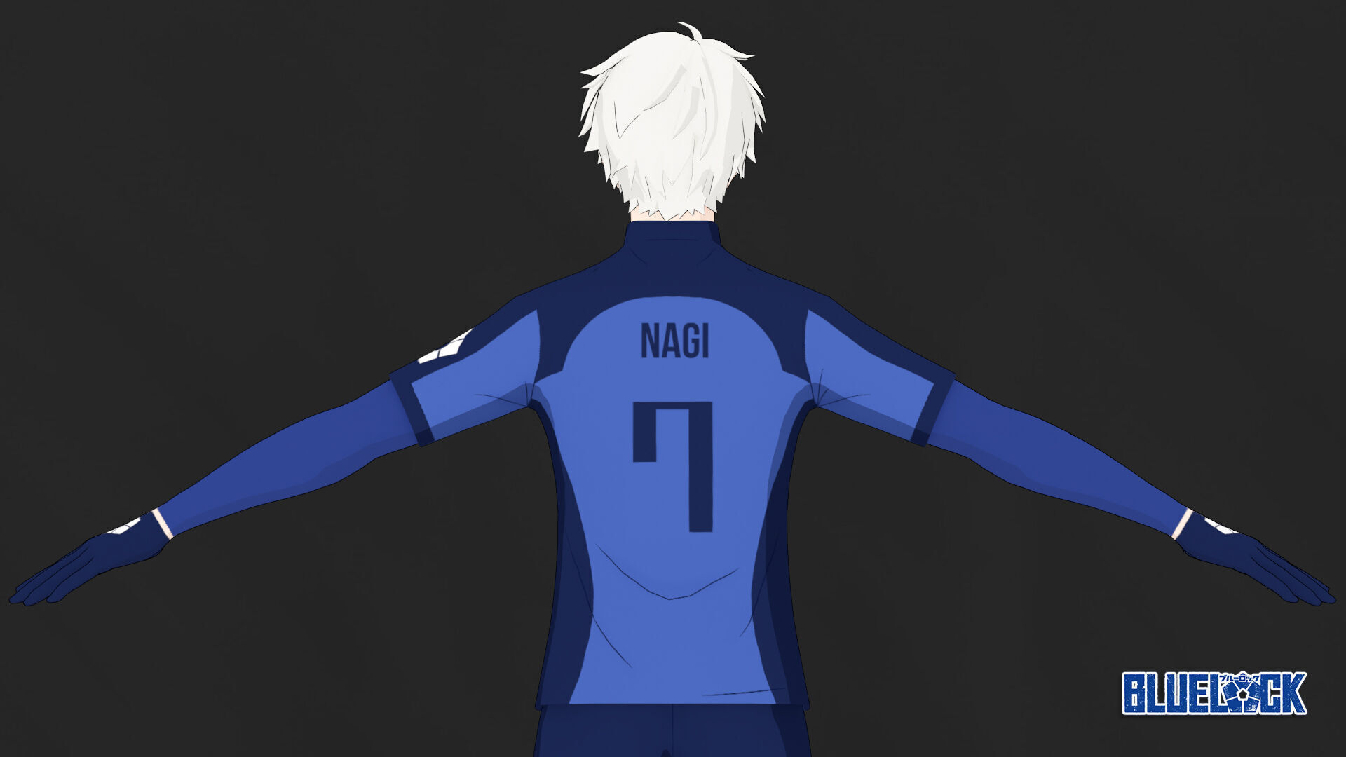 3D model Nagi Seishiro - Blue Lock VR / AR / low-poly | CGTrader