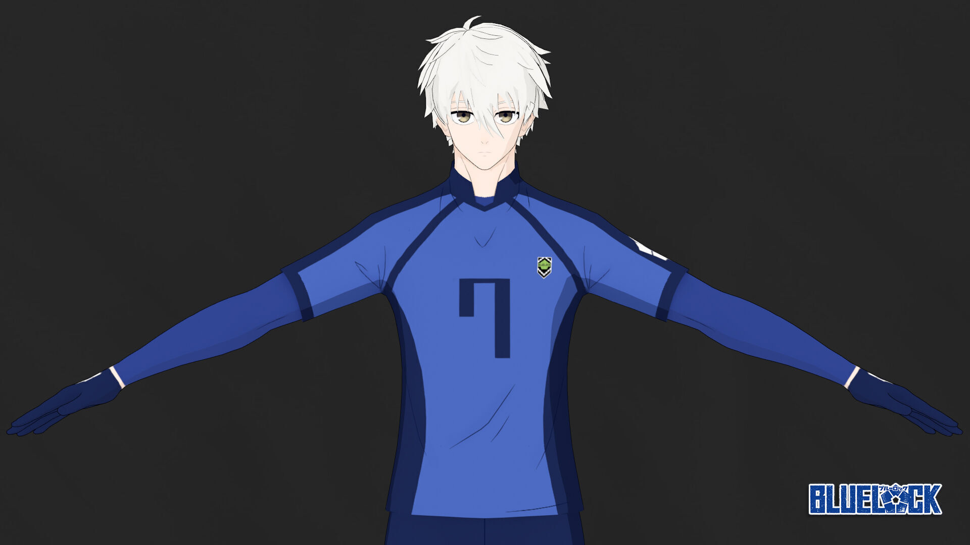 3D model Nagi Seishiro - Blue Lock VR / AR / low-poly | CGTrader