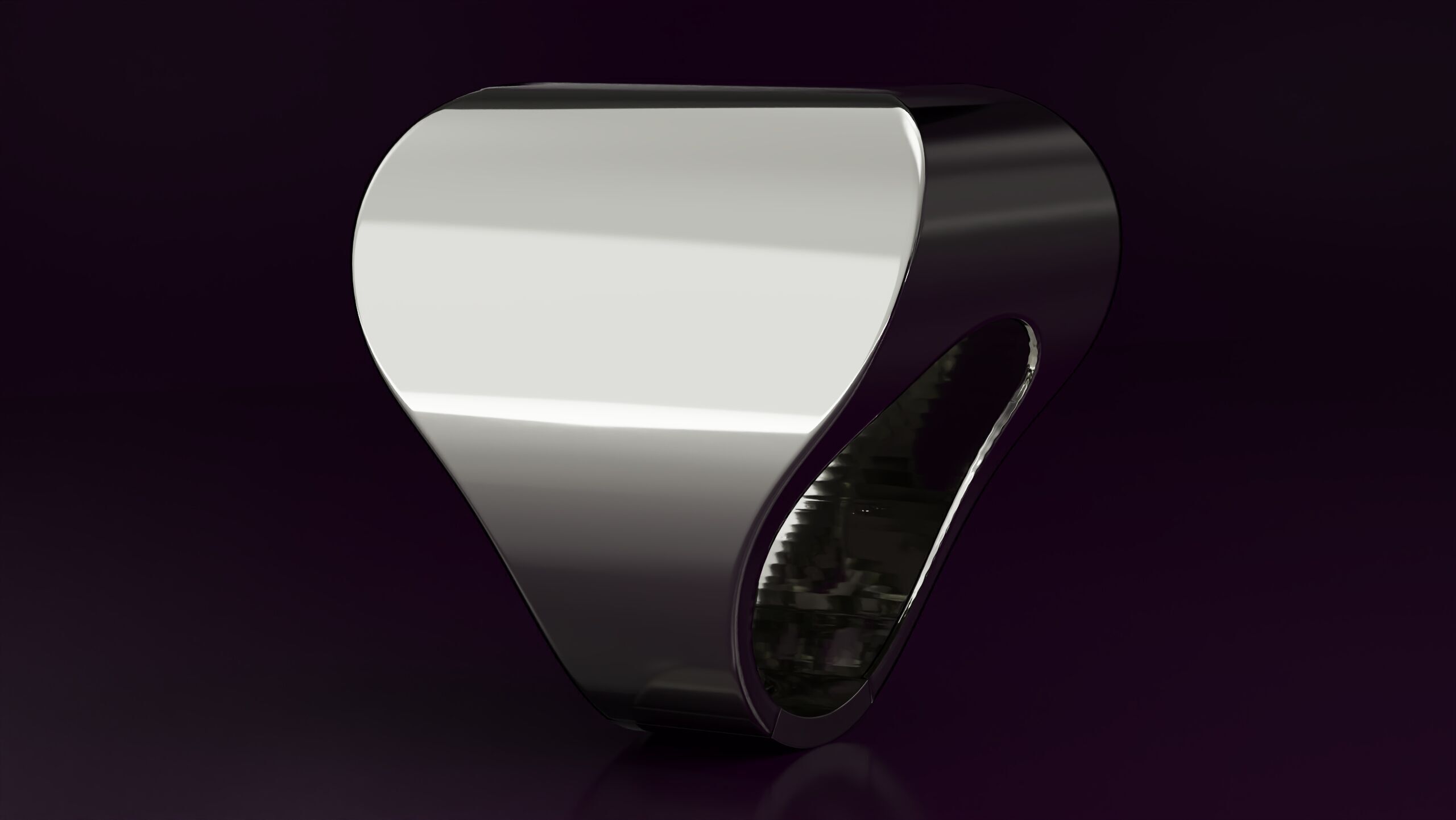 cabochon free form ring N06 free 3D model 3D printable | CGTrader