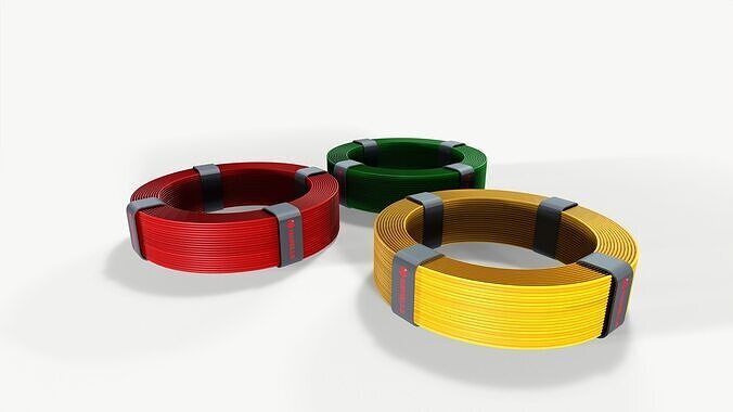 3D model Wire Bundle VR / AR / low-poly | CGTrader
