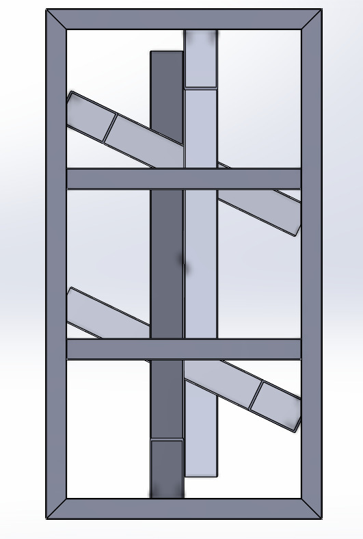 Modern X-Frame Table SolidWorks 3D Model Technical Drawings 3D model ...
