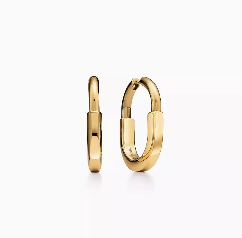 Tiffany Lock Earring 3D model 3D printable | CGTrader