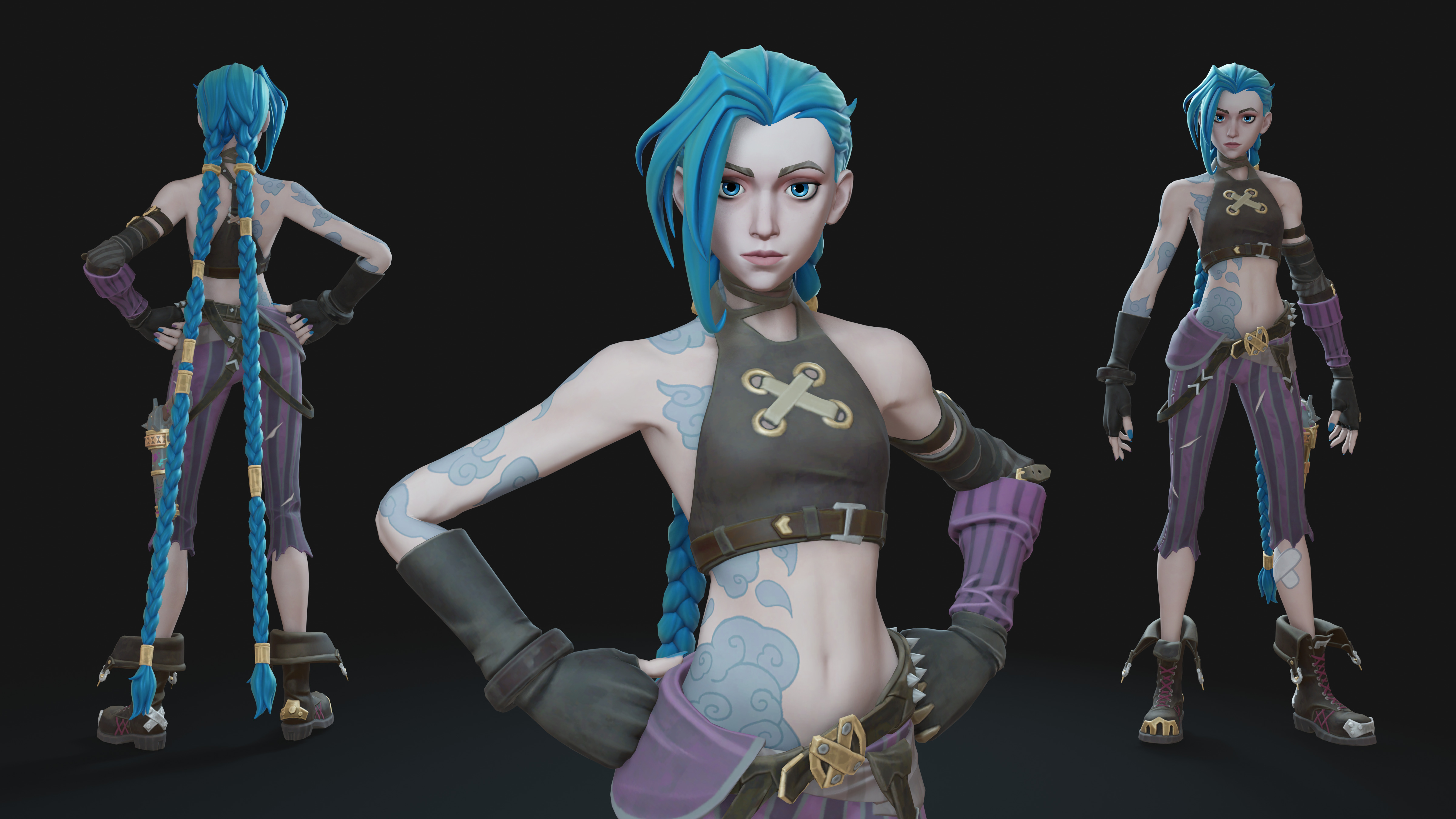 3D model Jinx Arcane VR / AR / low-poly | CGTrader