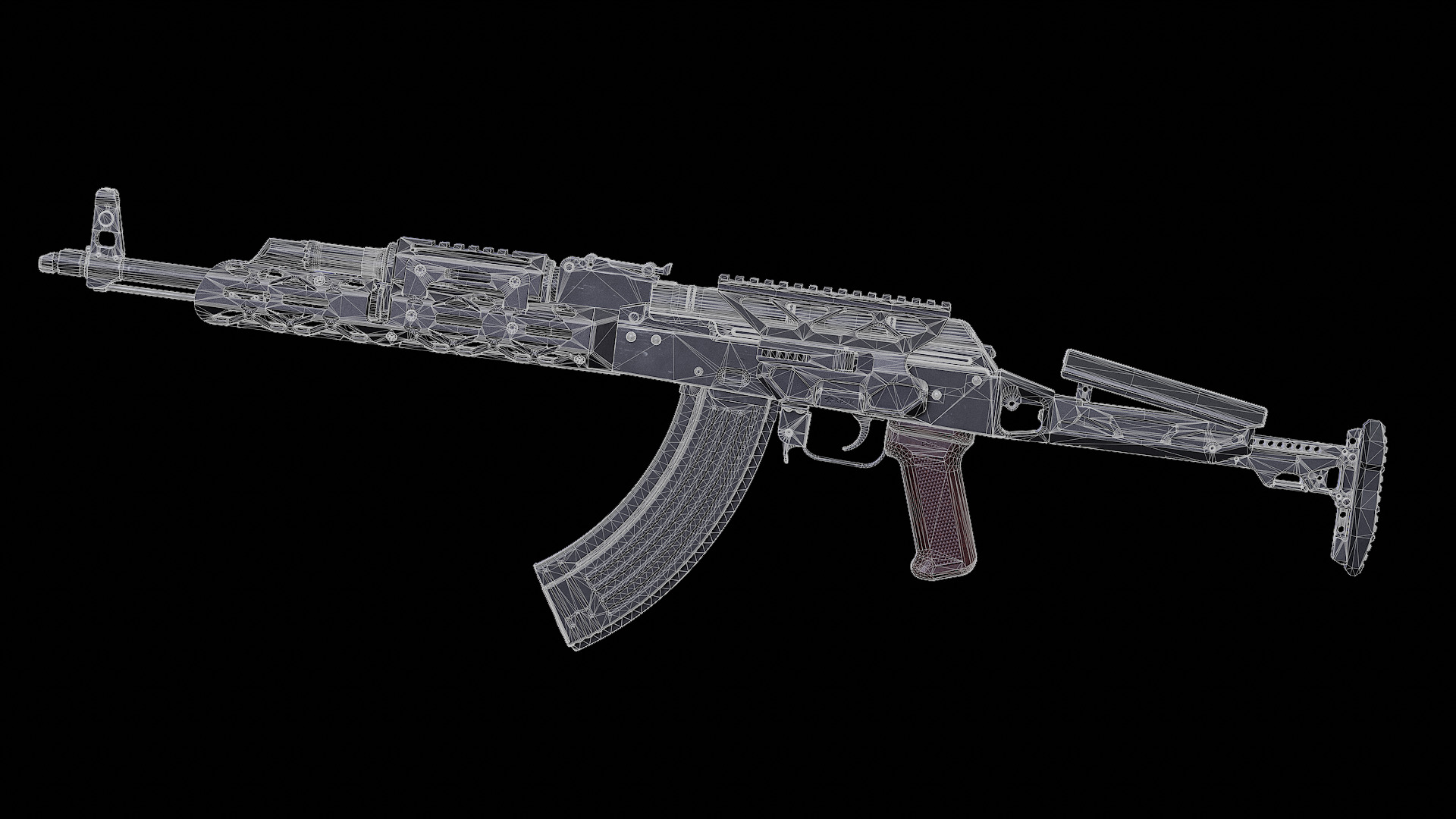 3D model AKM KPYK VR / AR / low-poly | CGTrader