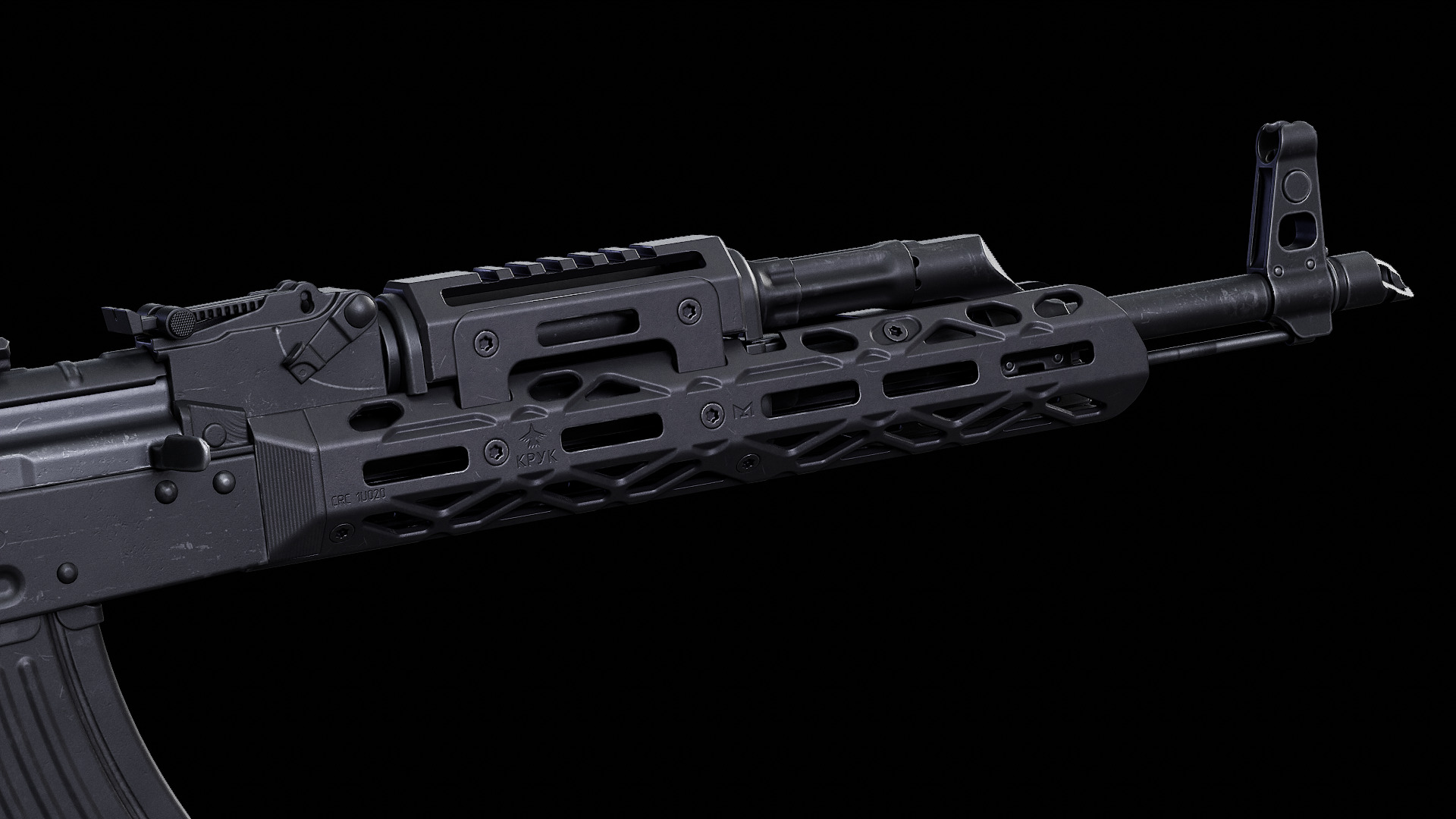 3D model AKM KPYK VR / AR / low-poly | CGTrader