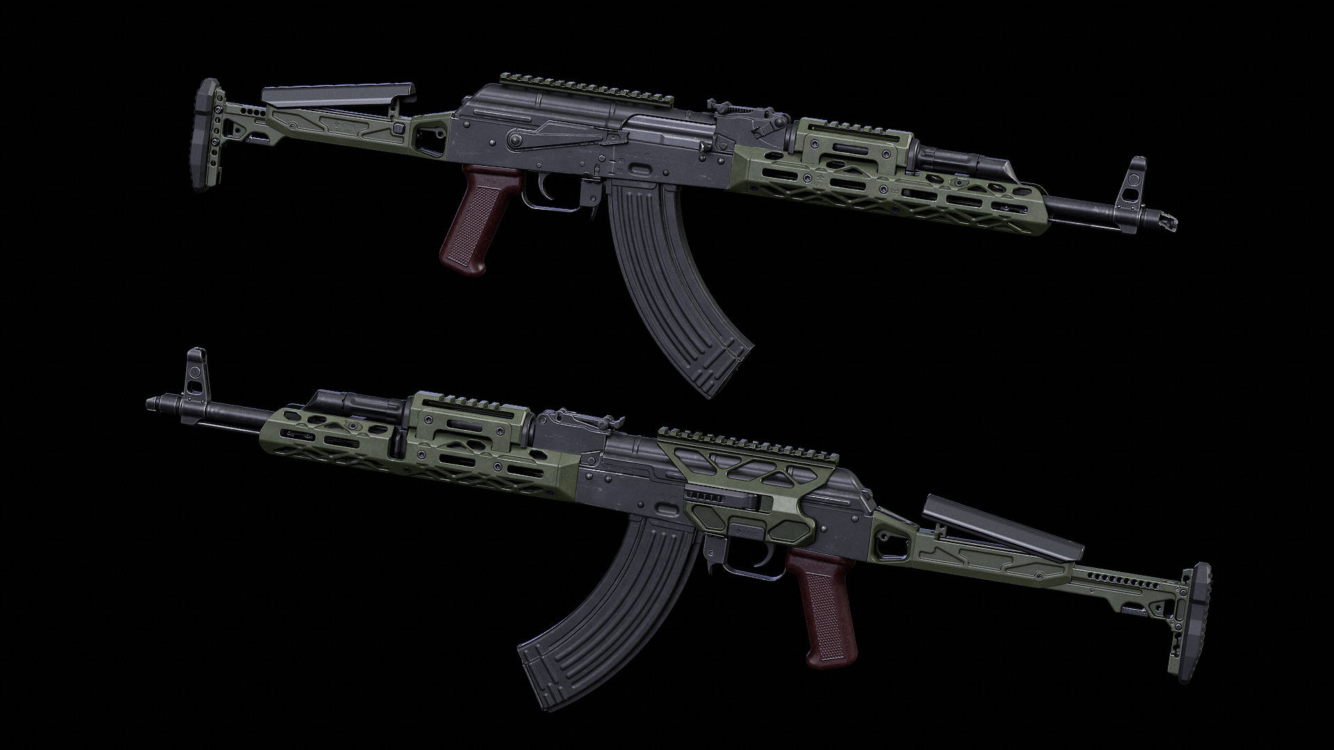 3D model AKM KPYK VR / AR / low-poly | CGTrader