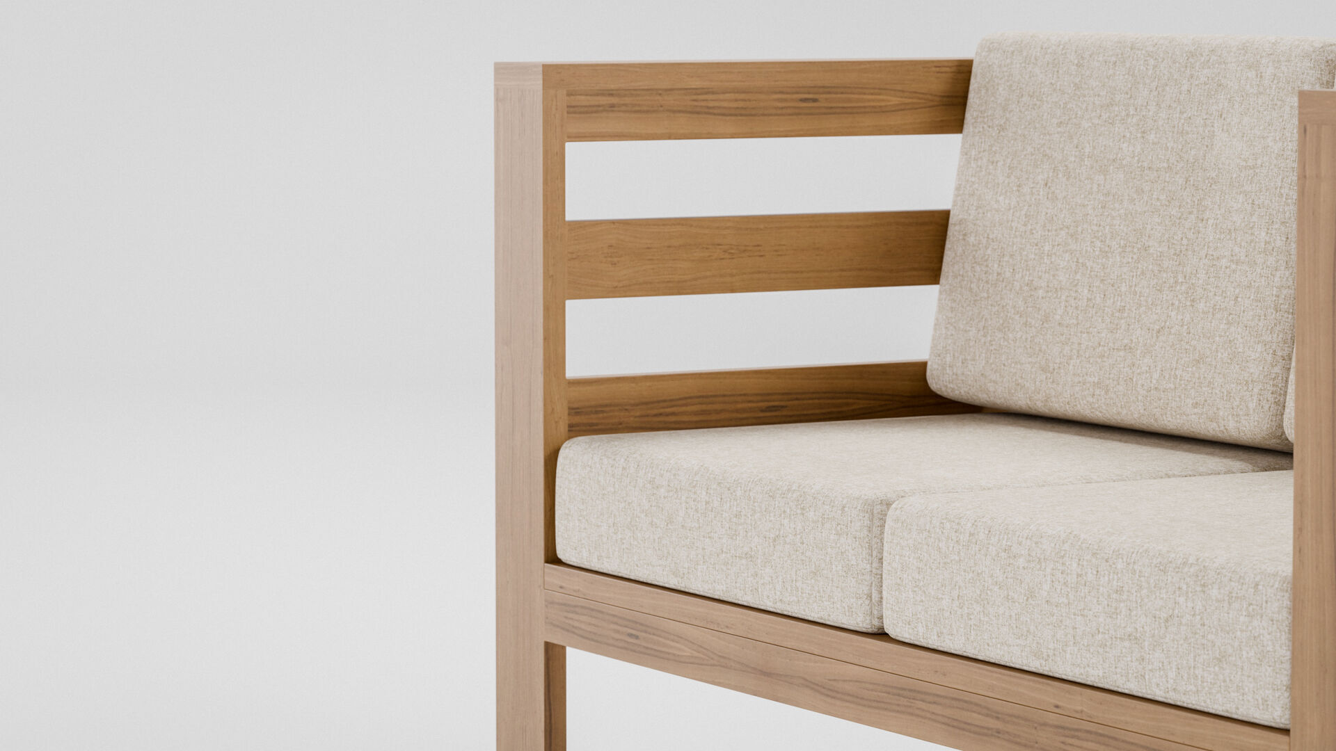 3D model Teak wood chairs couch and table VR / AR / low-poly | CGTrader