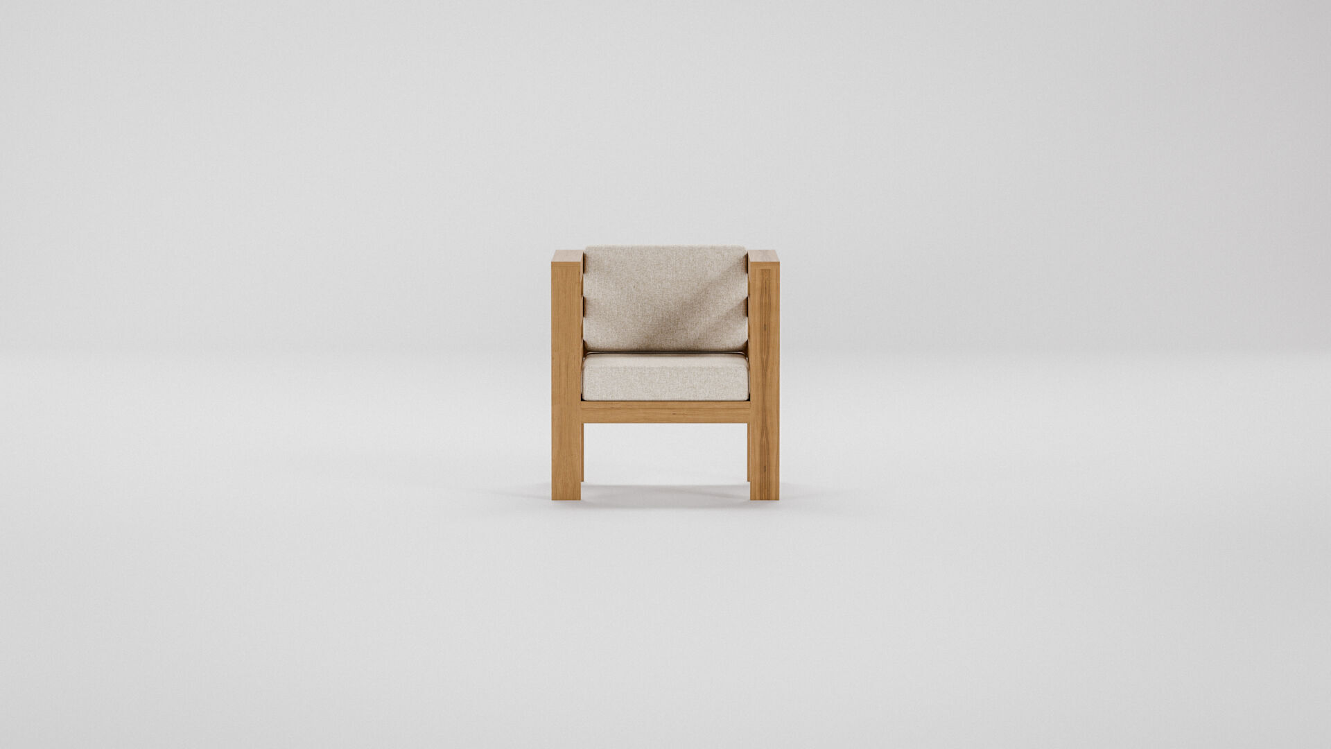 3D model Teak wood chairs couch and table VR / AR / low-poly | CGTrader