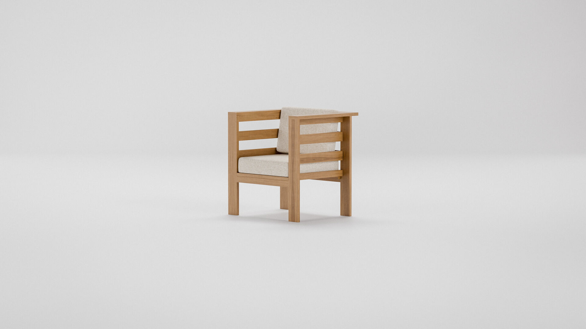 3D model Teak wood chairs couch and table VR / AR / low-poly | CGTrader
