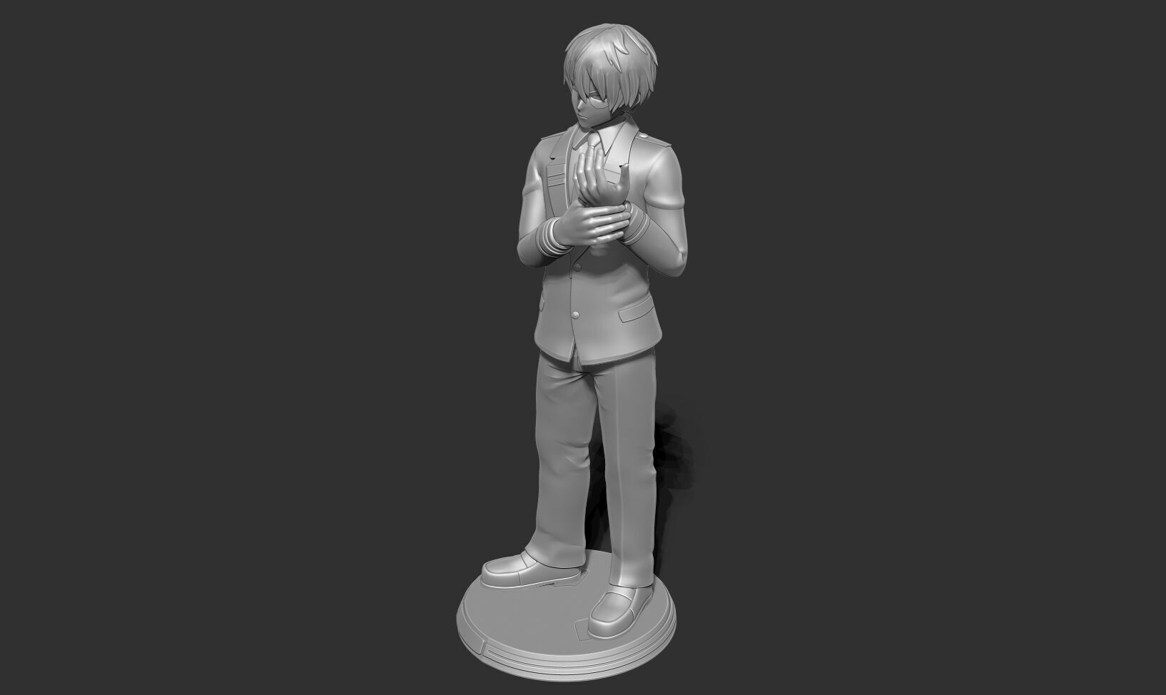 Shoto Todoroki - My Hero Academia free 3D model 3D printable | CGTrader
