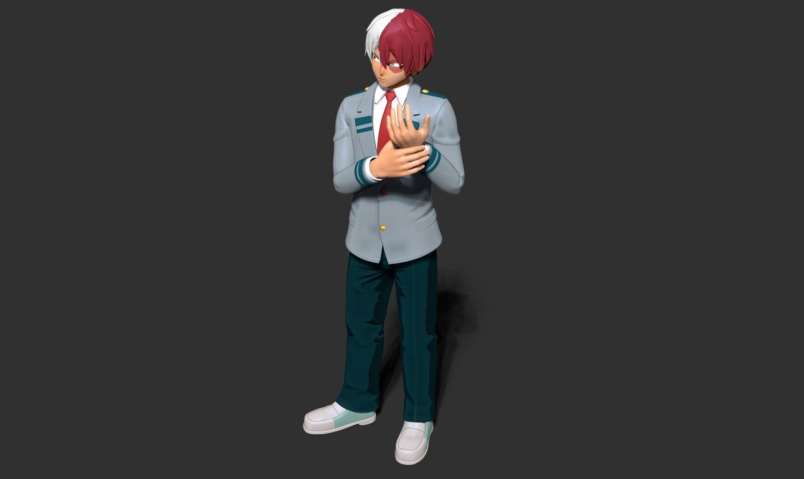 Shoto Todoroki - My Hero Academia free 3D model 3D printable | CGTrader